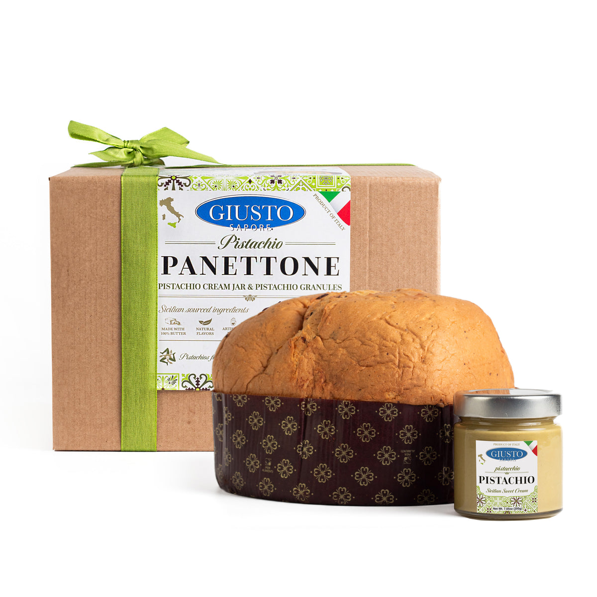 Sicilian Panettone Gift Box - Pistachio – Giusto Sapore