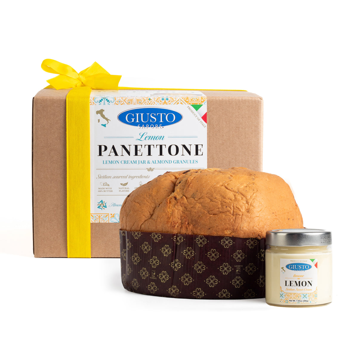 Sicilian Panettone Gift Box - Lemon – Giusto Sapore