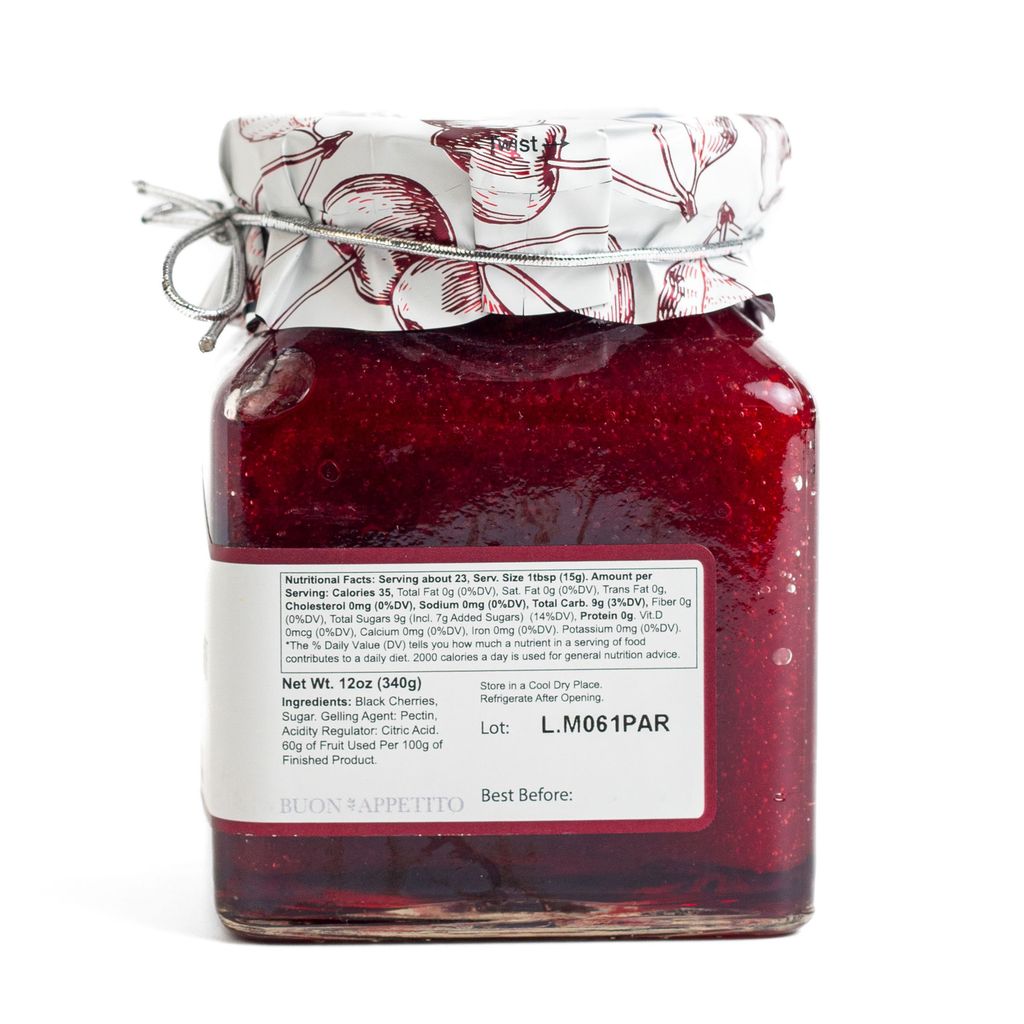 Italian Jam - Black Cherry – Giusto Sapore